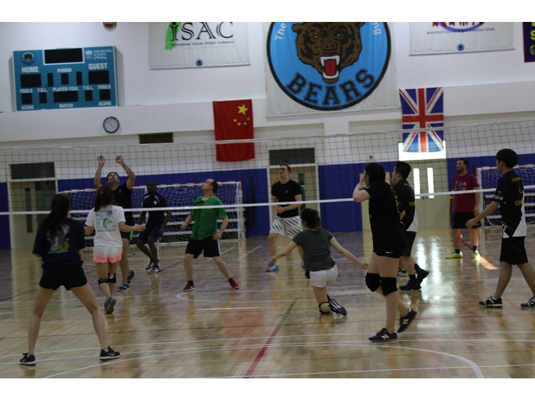 Staff Student Volleyball Match 2018 British School of Beijing, Shunyi