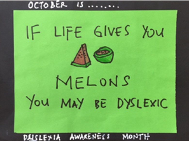 Dyslexia Awareness Month: Posters, videos and awards