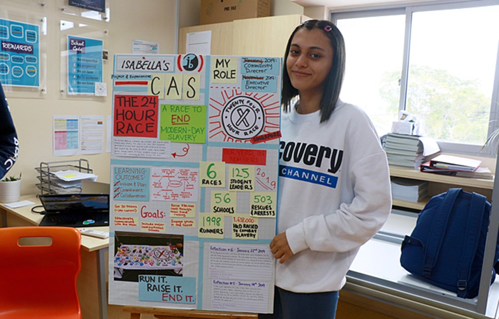 Creativity, Activity, Service Showcase by Year 13 Students