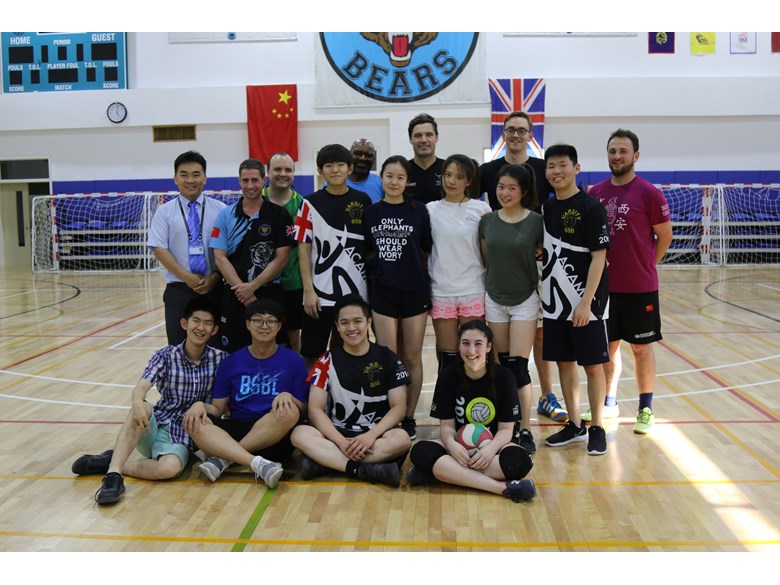 Staff Student Volleyball Match 2018 British School of Beijing, Shunyi