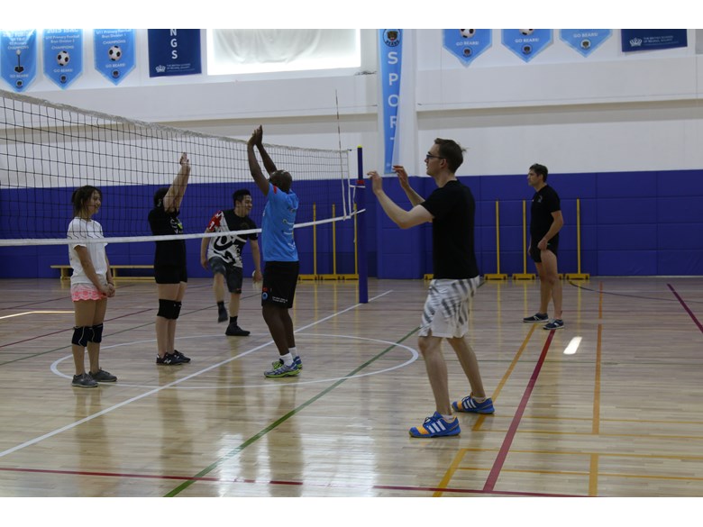 Staff Student Volleyball Match 2018 British School of Beijing, Shunyi