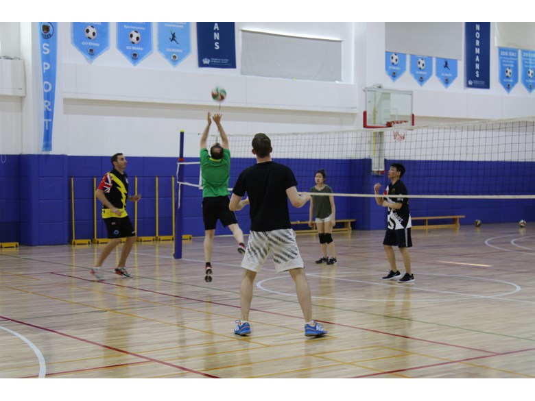 Staff Student Volleyball Match 2018 British School of Beijing, Shunyi